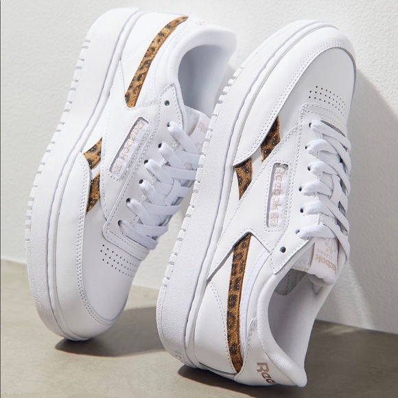 Reebok | Shoes | Reebok Club C Double Geo Leopard Prints Shoes | Poshmark